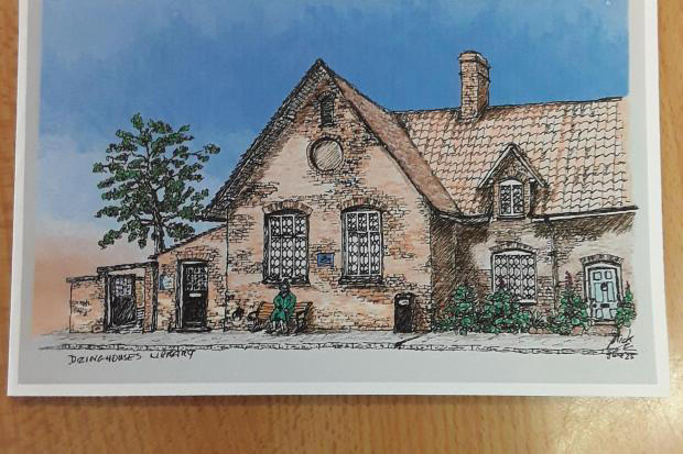 Sketch of York library inspires new art exhibition