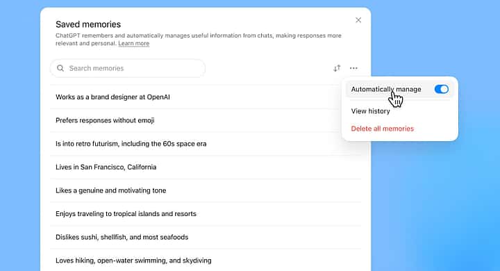 No More ‘Memory Full’ Alerts On ChatGPT: OpenAI Rolls Out New Feature ...