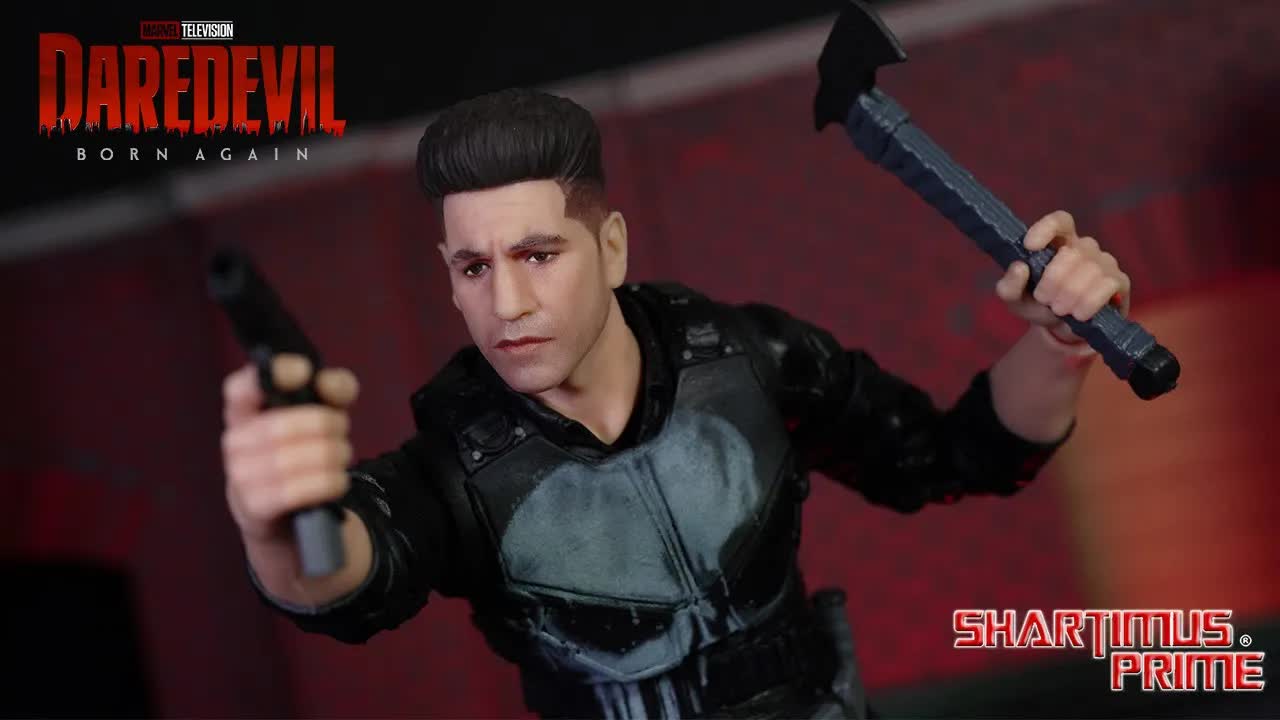 Marvel Legends Punisher Daredevil Born Again Disney+ series Hasbro ...