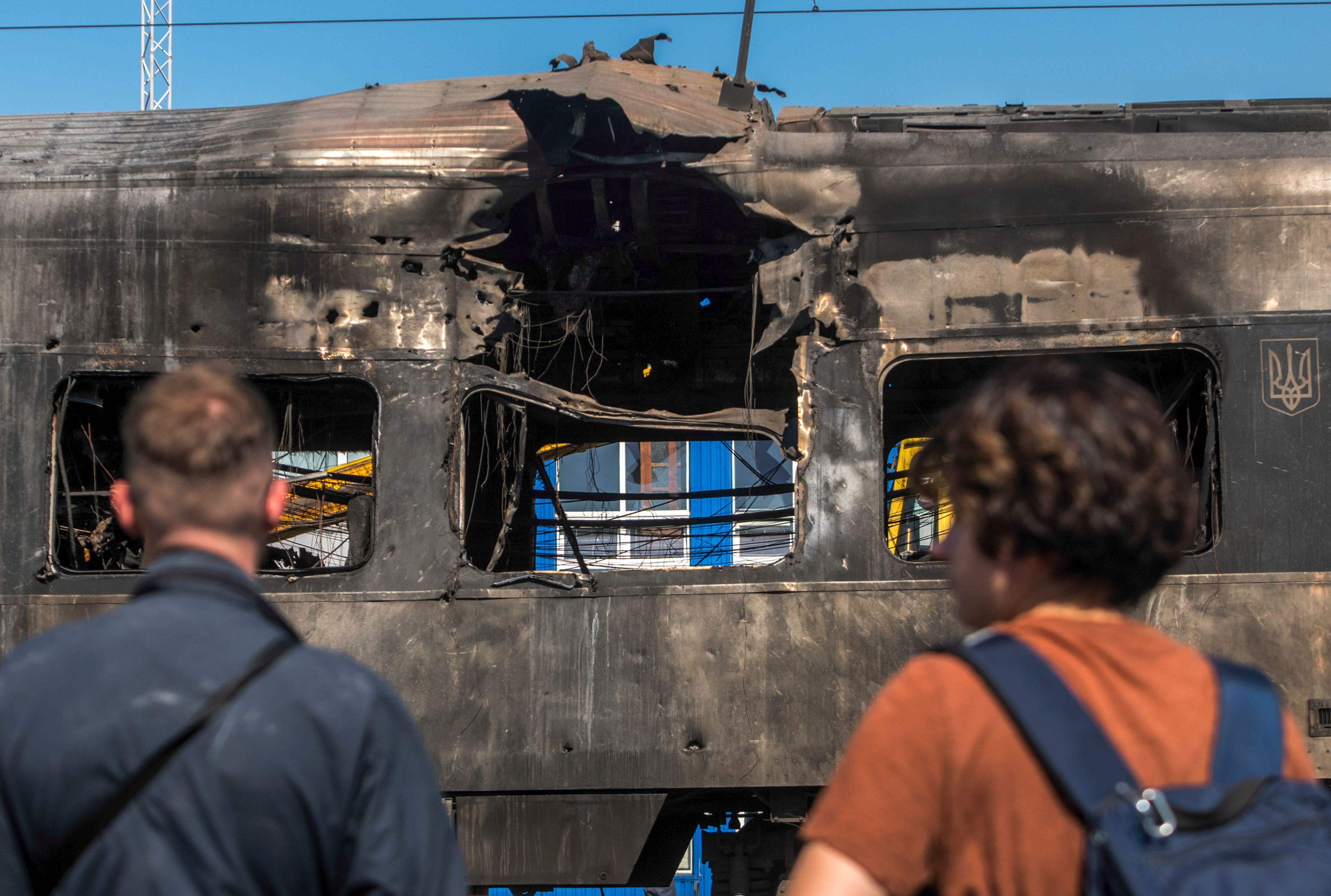 Russia intensifies attacks on Ukraine's trains in 'battle for the railways'