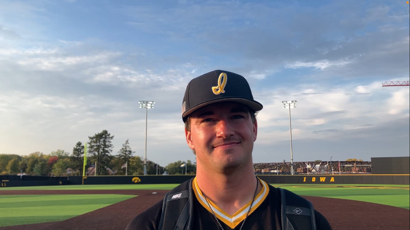 Logan Runde talks pitching performance in Game 1 of the Black & Gold ...