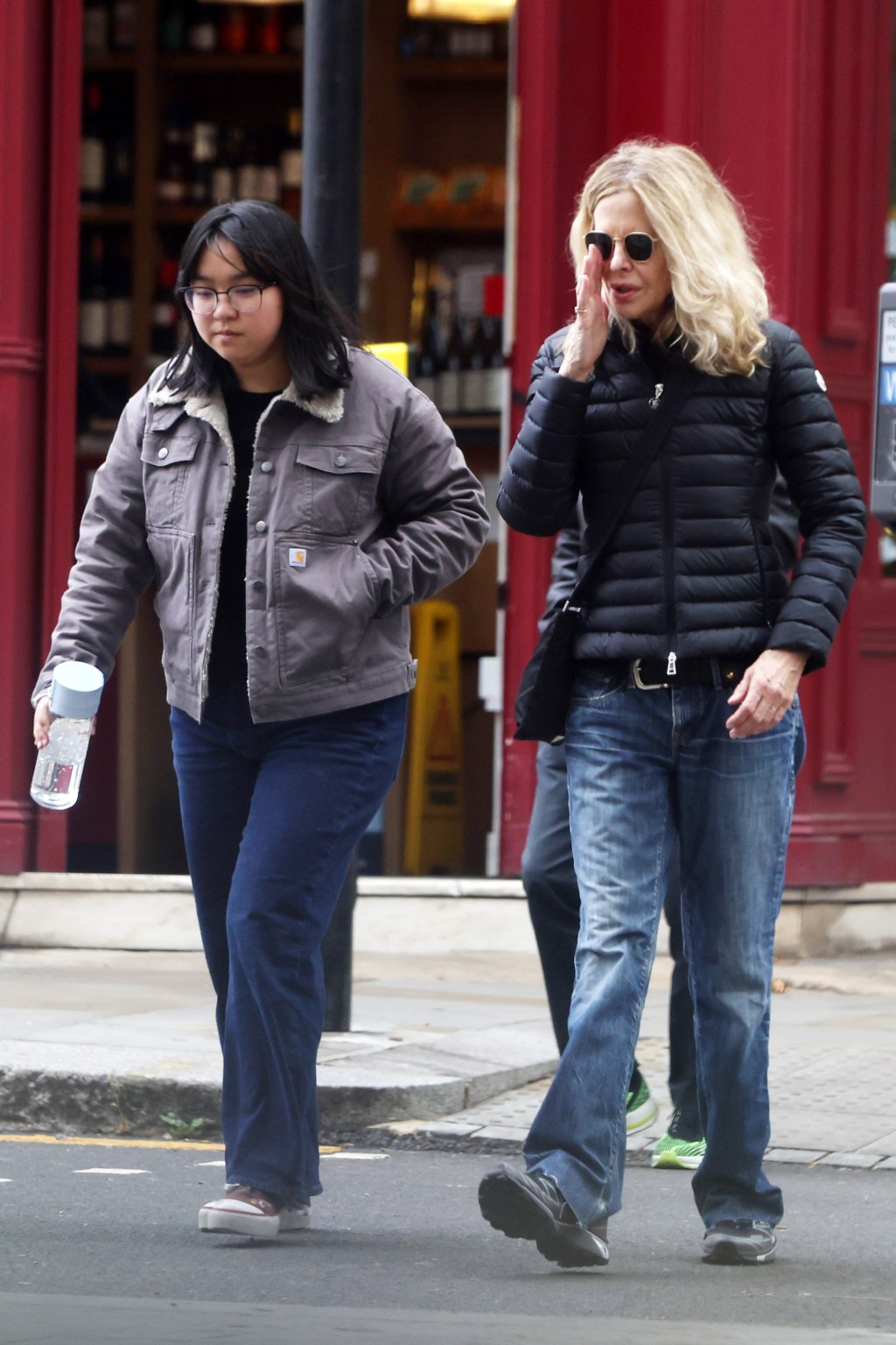 Meg Ryan and daughter Daisy, 21, pictured strolling around London in ...