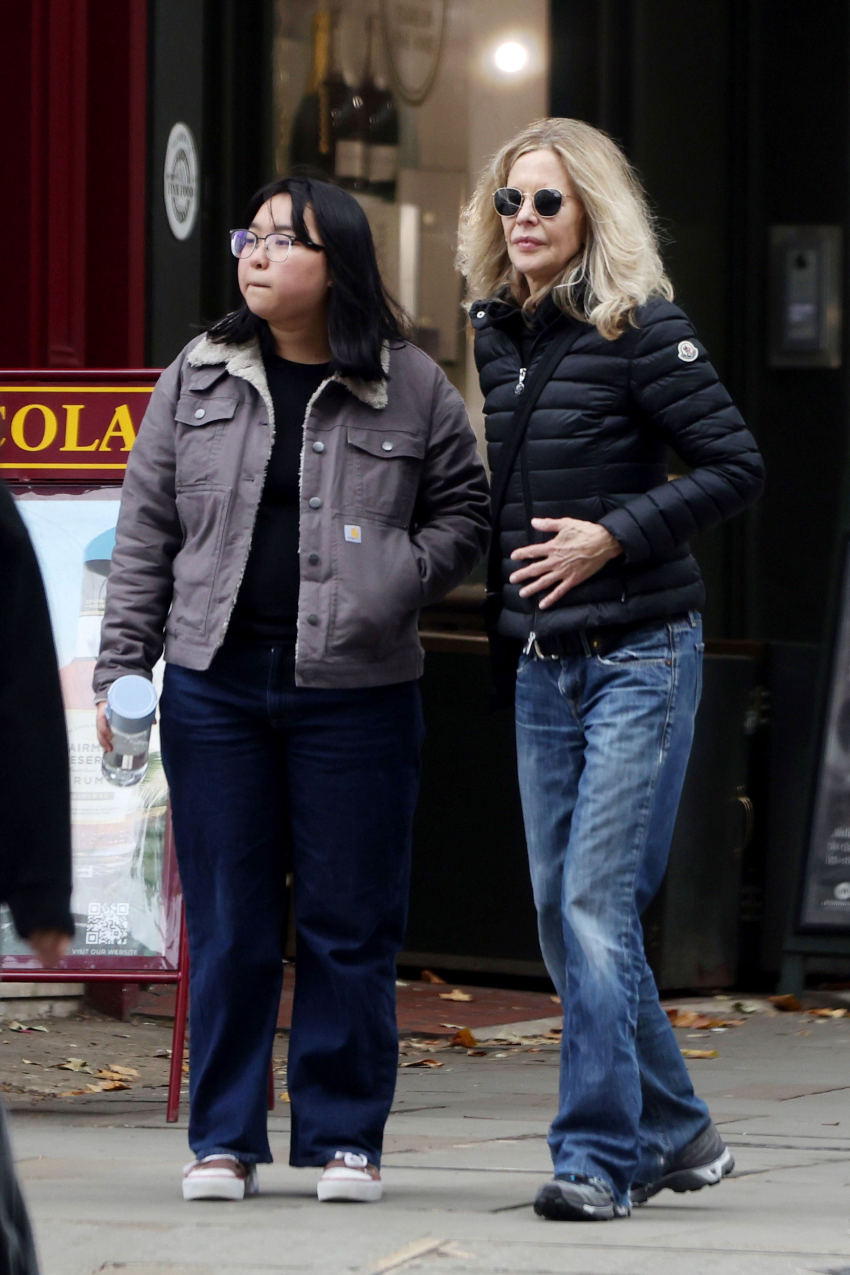 Meg Ryan and daughter Daisy, 21, pictured strolling around London in ...