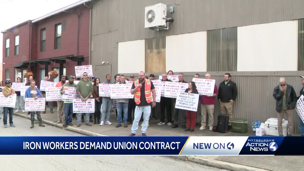 Iron workers continue to rally for a fair contract after unionizing 1 ...