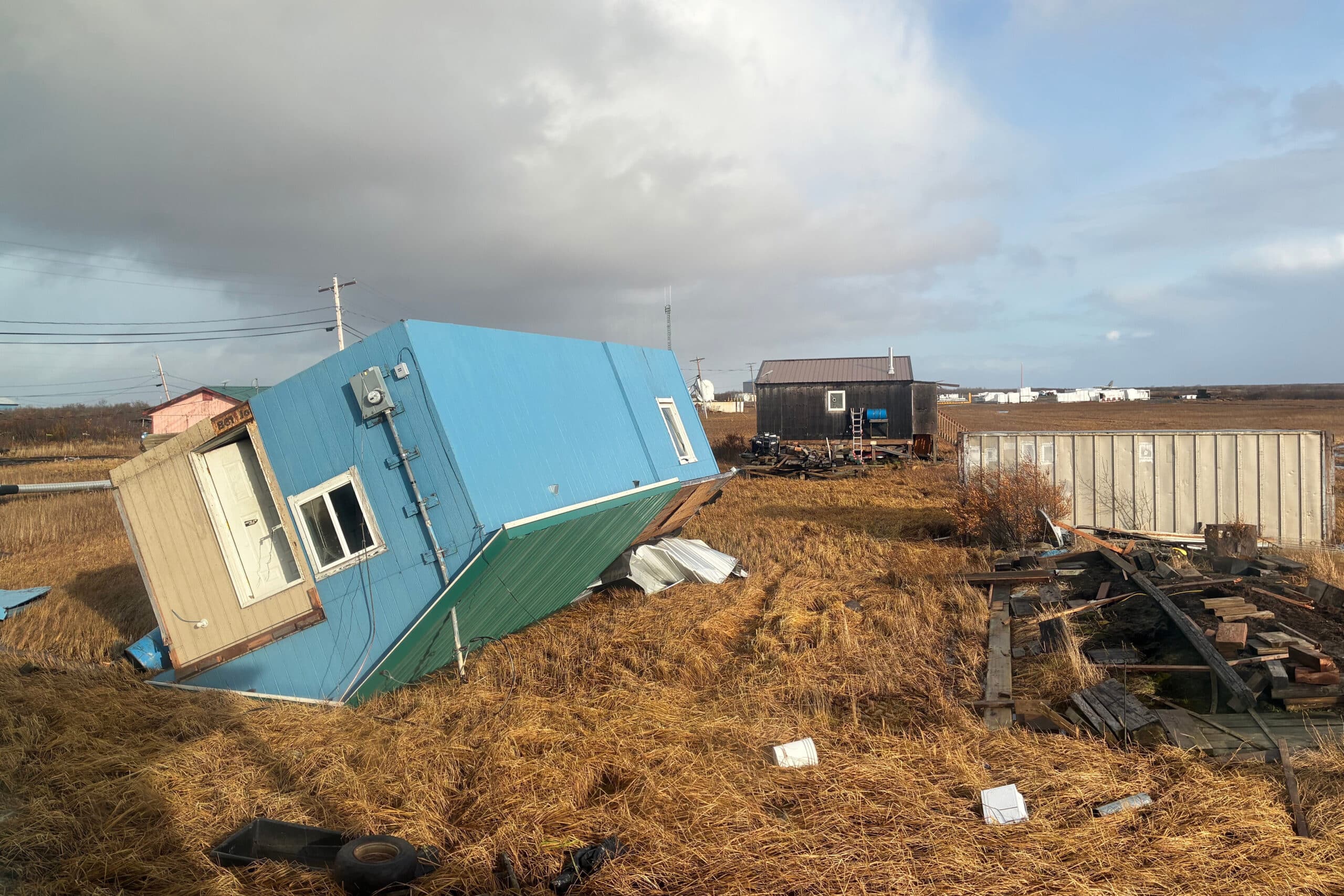 Alaska storms drive 1,500 from their homes and 2 villages are decimated