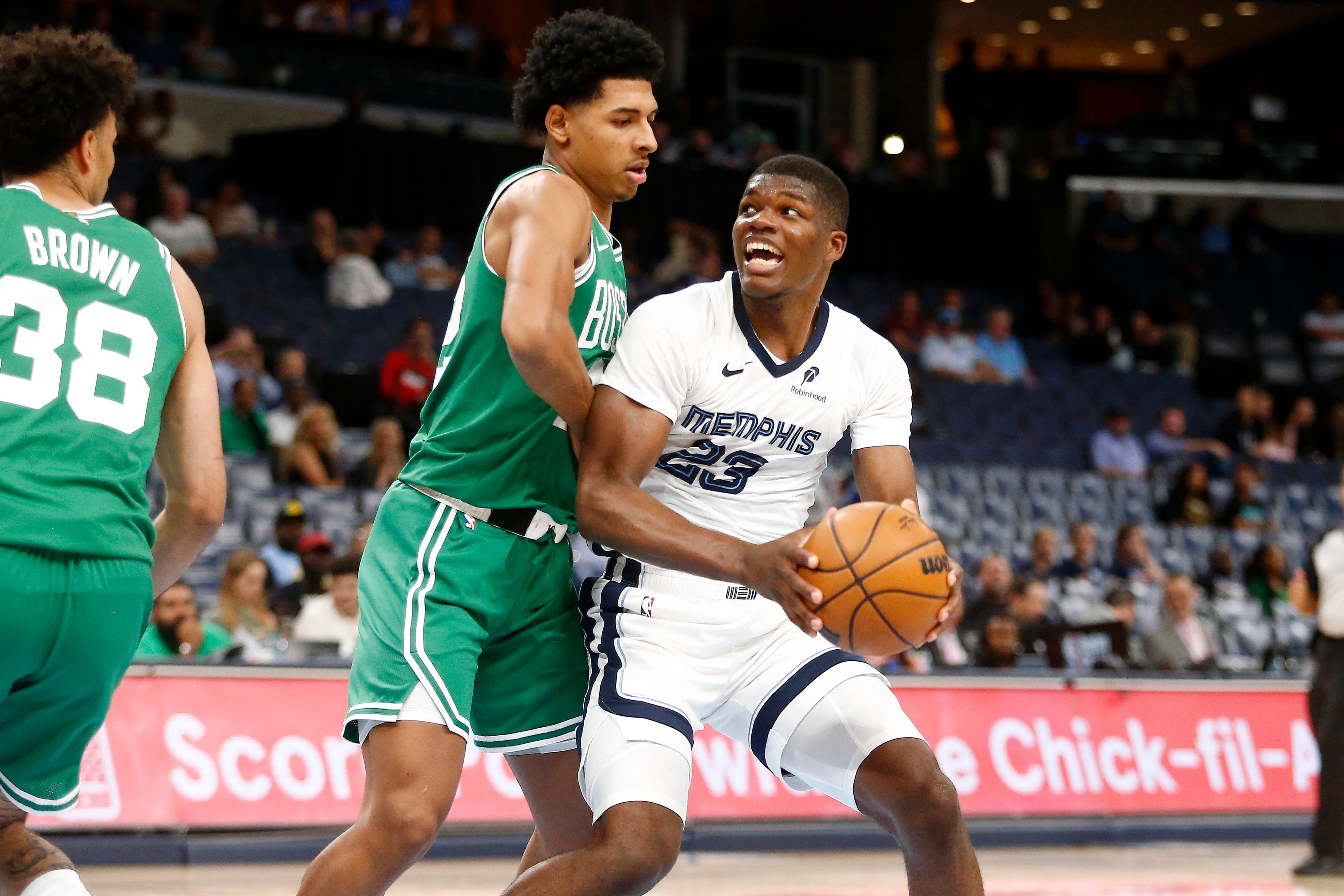 Boston Celtics reportedly cut two way forward RJ Luis Jr.