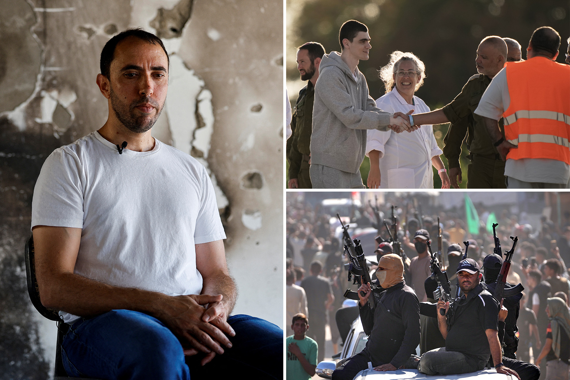 Hamas guards were radicalized teachers, doctors, ex-hostage claims ...