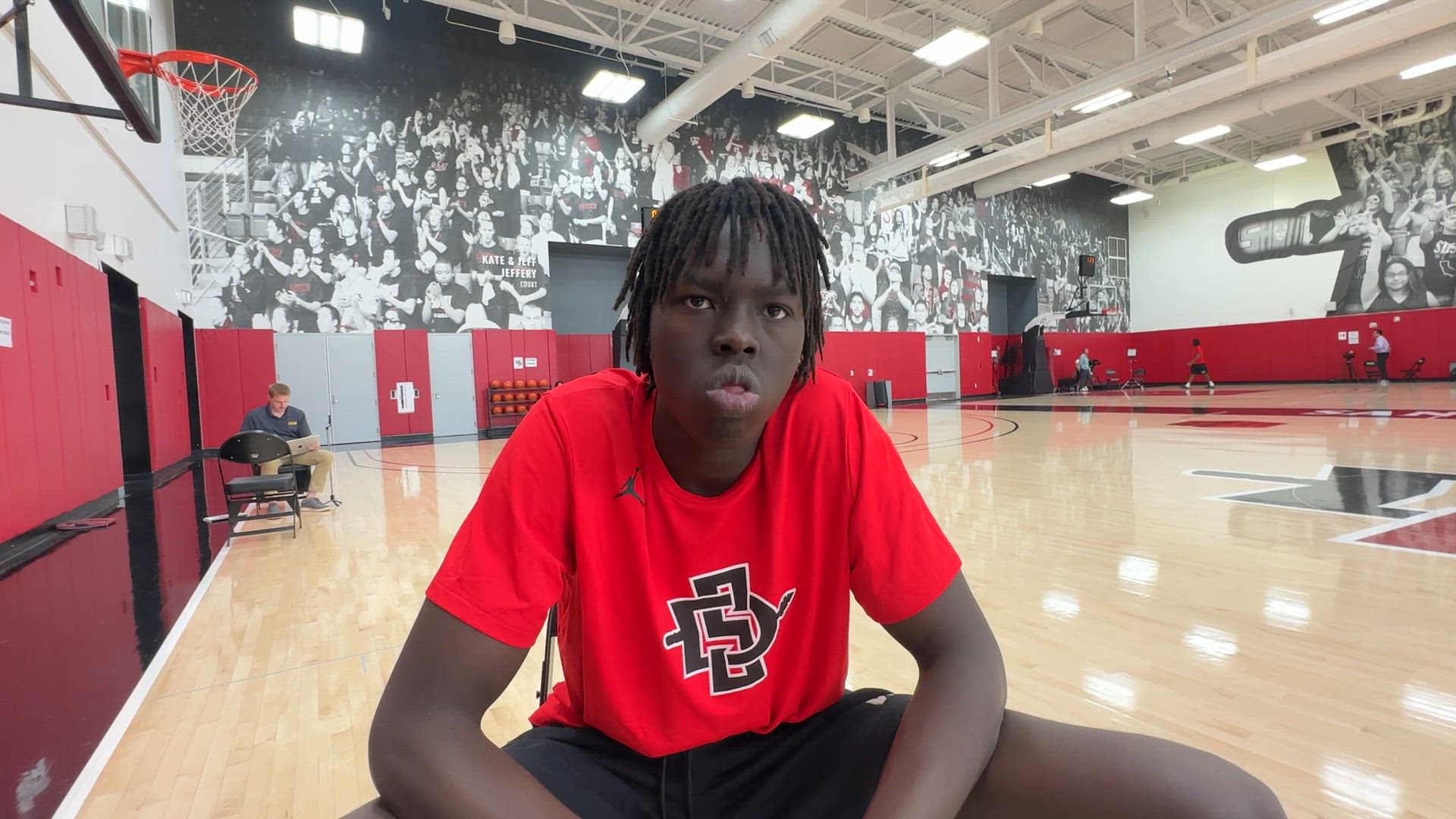 San Diego State's Magoon Gwath on the early season games to help ...