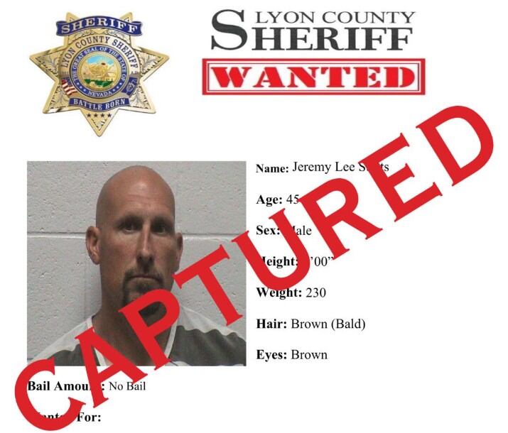 Lyon County Sheriff’s deputies capture wanted man