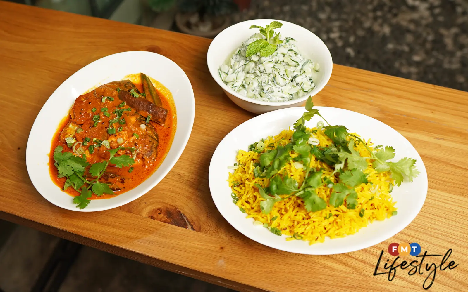 Let Chef Tim’s mamak-style salmon fish head curry spice up your Deepavali