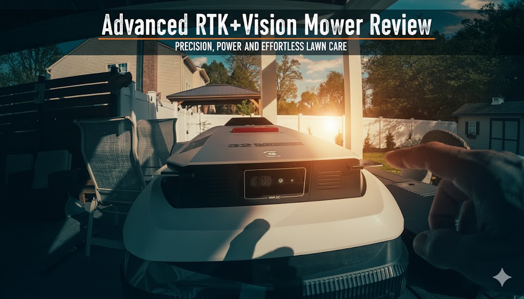 Advanced RTK+Vision Mower Review — Precision, Power, and Effortless ...