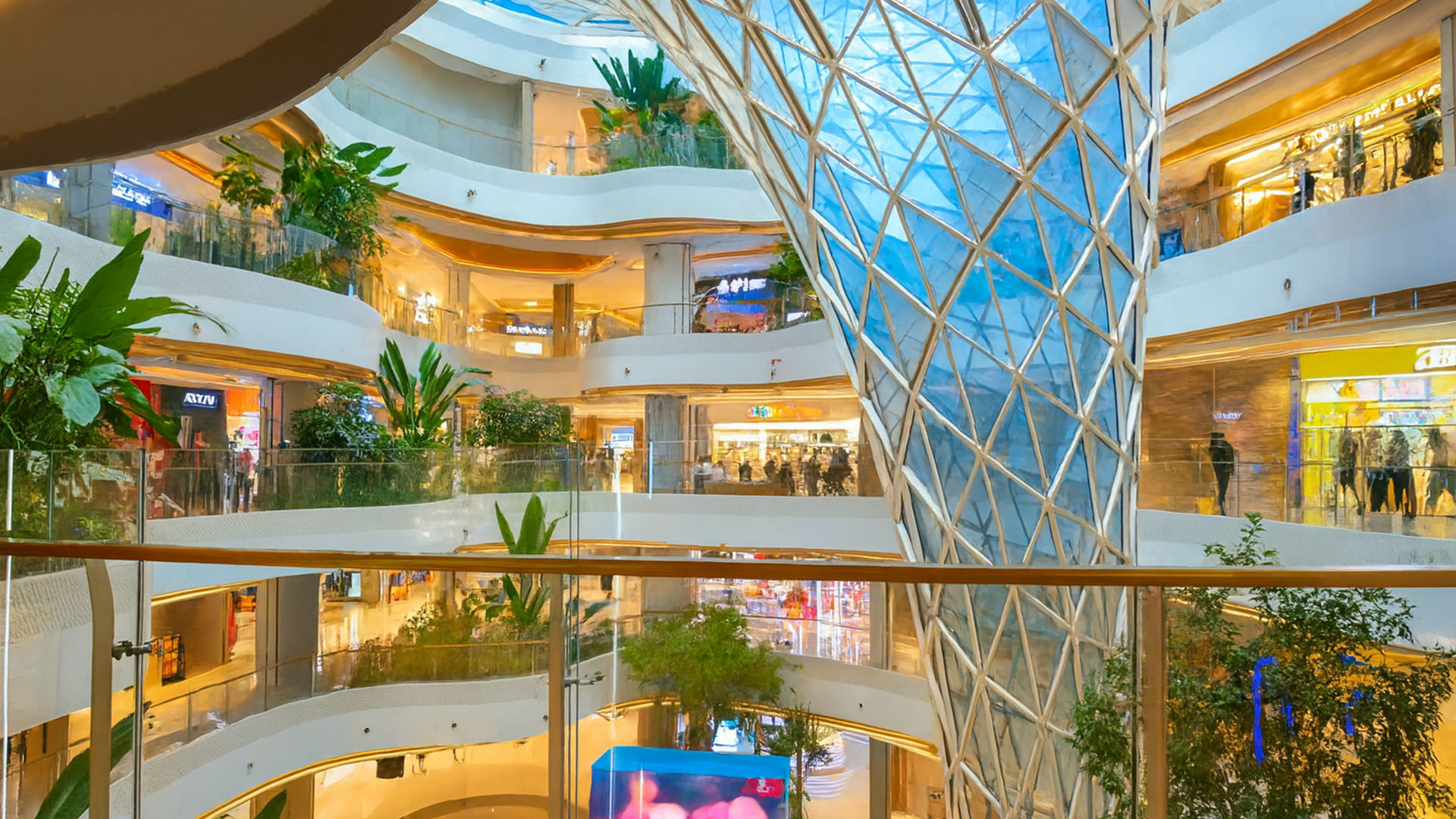 Eco Mall Architecture in Xi’an – China 4K