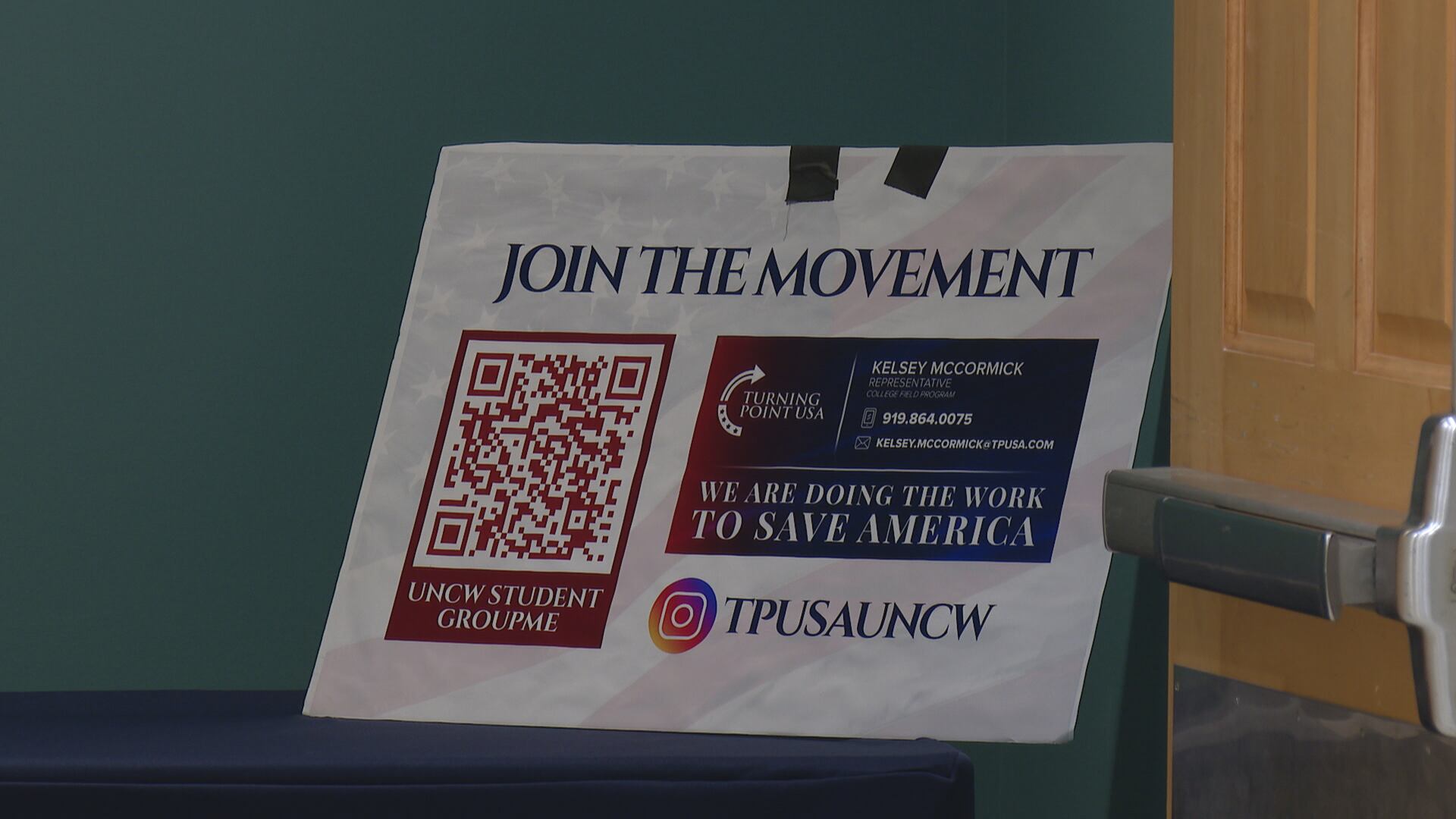 UNCW student chapter of Turning Point USA hosts speaker on campus