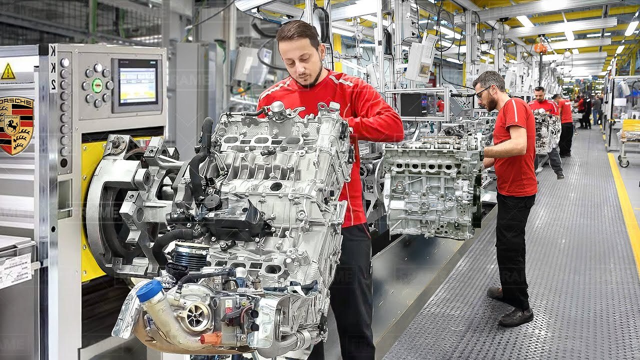 Exploring the top Porsche factory that manufactures the iconic flat-six ...