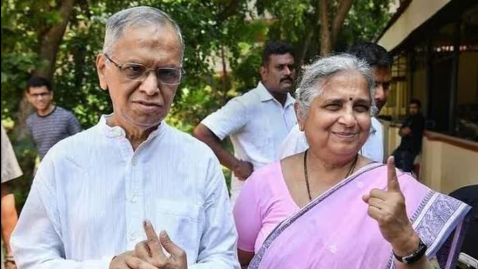 Infosys founders Narayana Murthy, Sudha Murty, say ‘not backward’