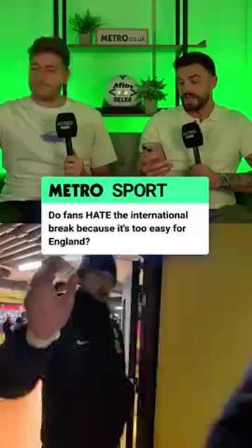 Do fans hate the international break because it's too easy for England?