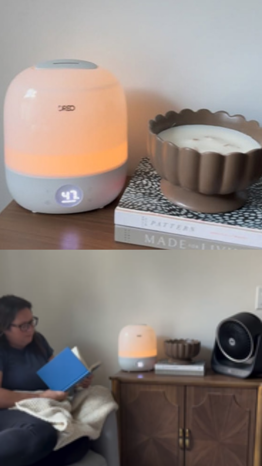 Cozy Corner Setup with Dreo Heater