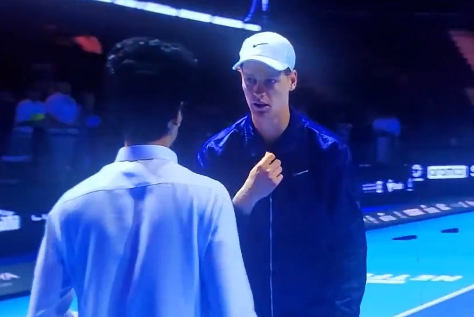 Sinner fan removed by Saudi security in surreal scenes