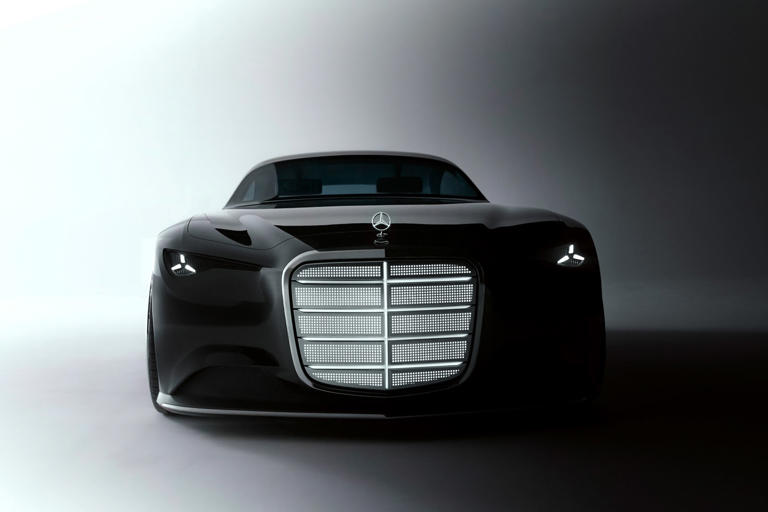 New Mercedes S-Class coupe concept channels Gullwing