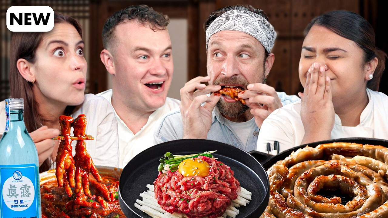 British chefs try Korean delicacies! (ft. Fallow)