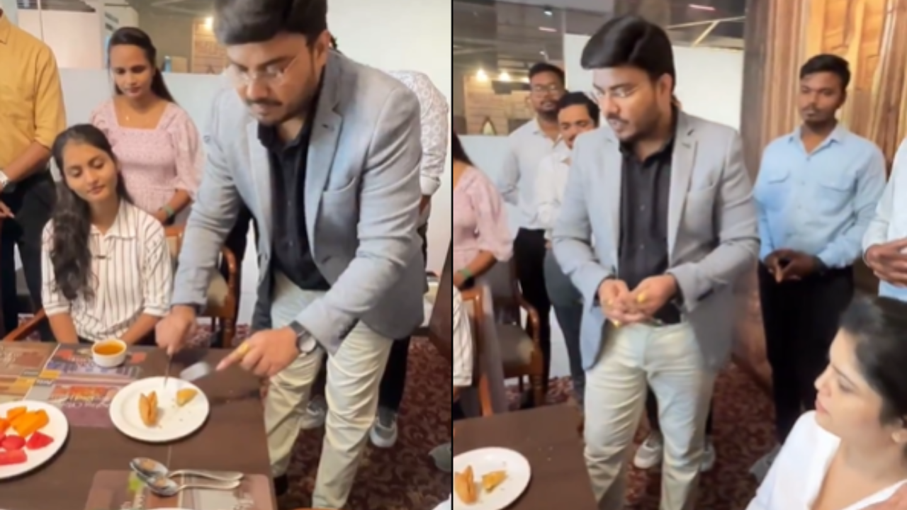 Man Teaches ‘Samosa Eating Etiquette’! Wait, What? Viral Video Triggers ...