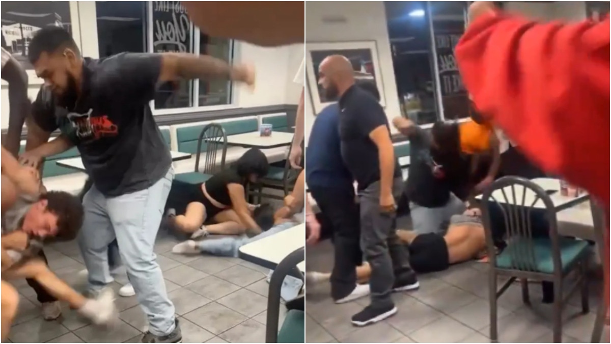 Food order mix-up triggers brutal late-night brawl at Texas restaurant ...
