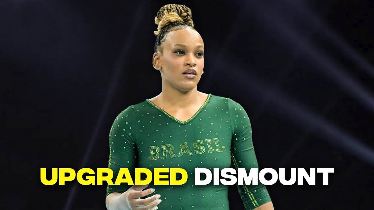 Upgraded dismount by Rebeca Andrade, we need to ban wolf turns immediately!