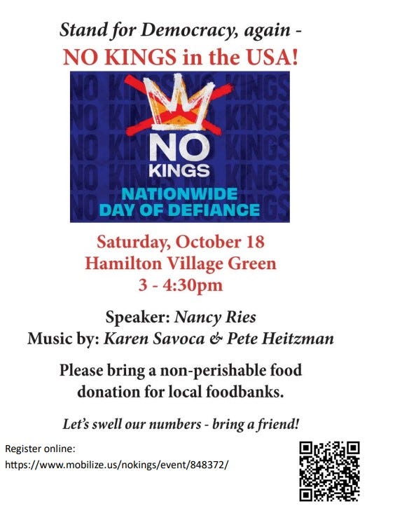 No Kings demonstrations planned for Mohawk Valley