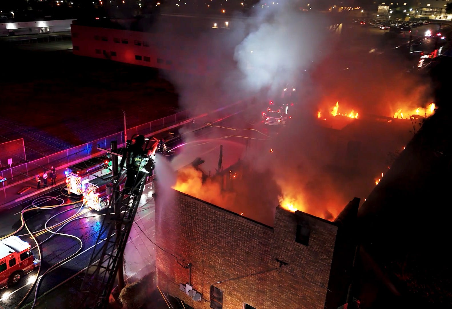 UPDATED: Burned building in downtown San Angelo torn down to avoid ...