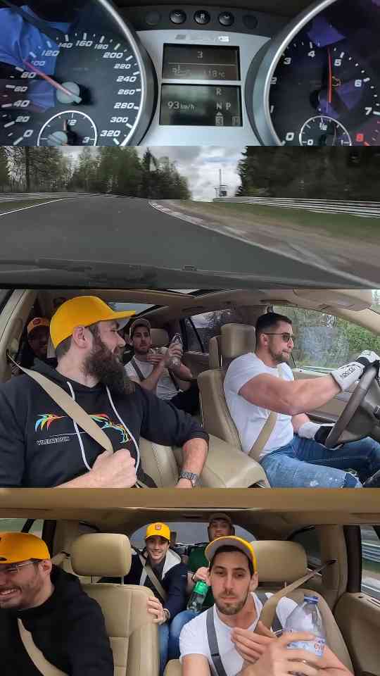 Mercedes R63 AMG Nürburgring Family Lap