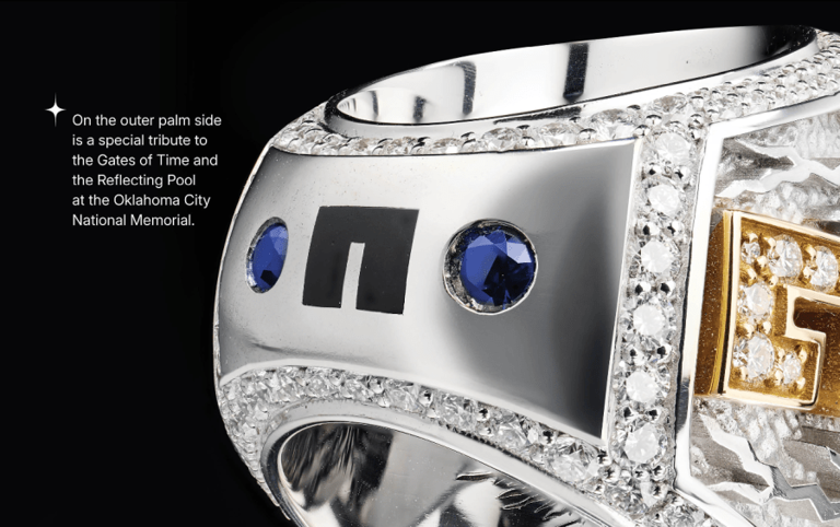 Thunder reveal unique NBA championship ring in season opener, honor OKC ...