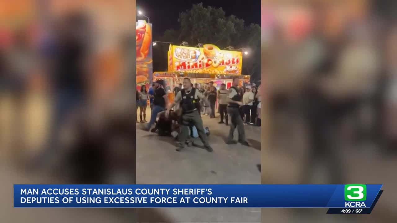Man accuses Stanislaus County deputies of excessive force at fair