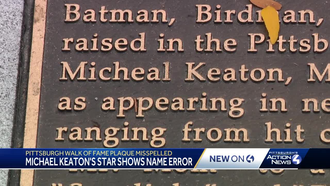 Michael Keaton's name misspelled on Pittsburgh Walk of Fame