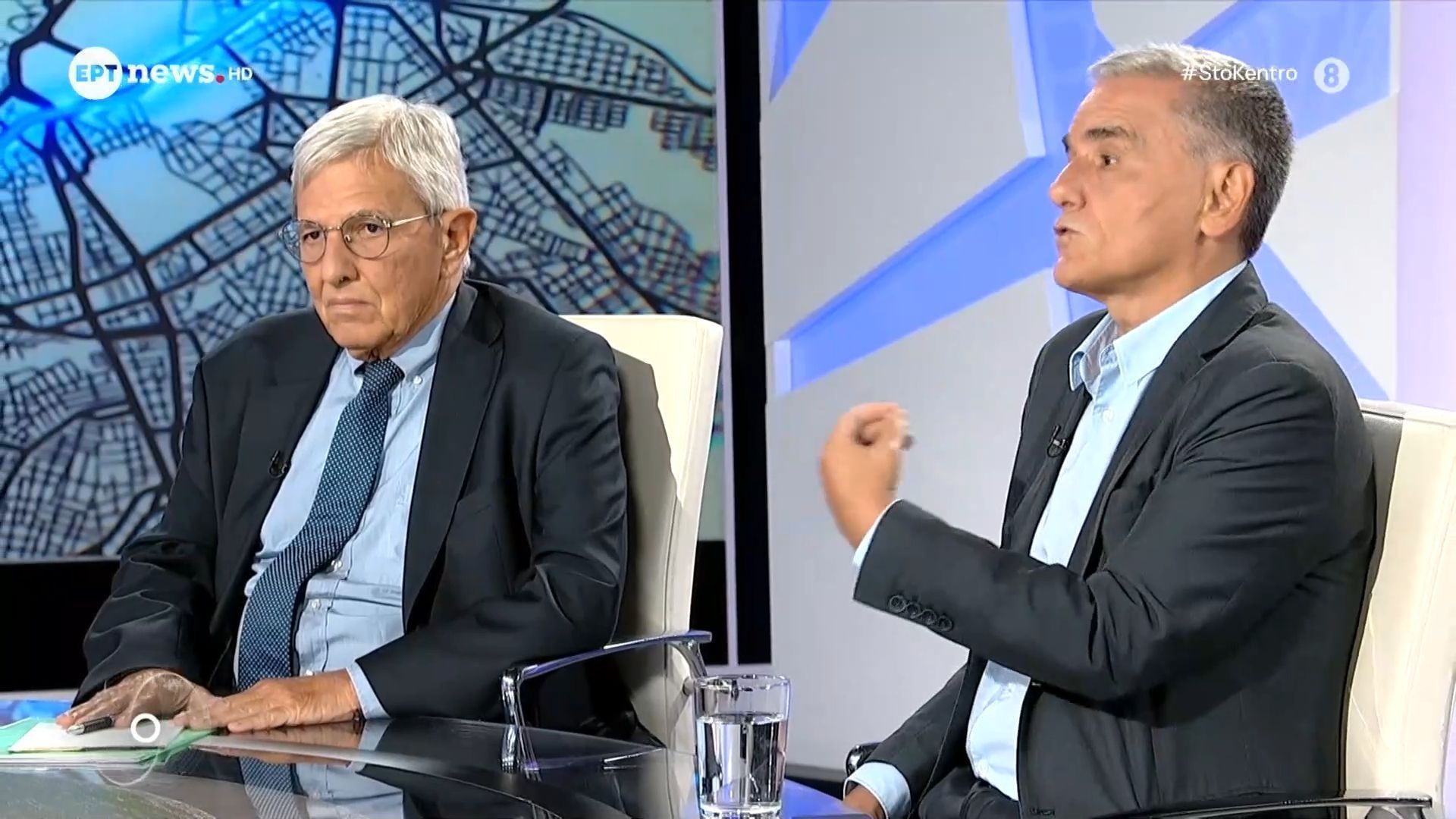 Ευ. Τσακαλώτος και Τάσος Γιαννίτσης στο ΕΡΤnews - Μέρος Α'