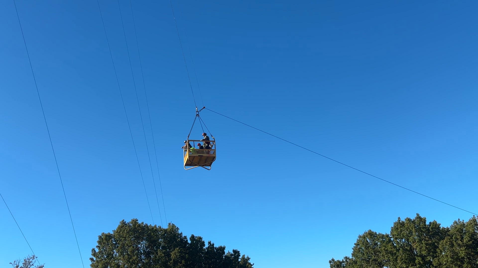RAW VIDEO: Man rescued after climbing 900 feet up broadcast tower