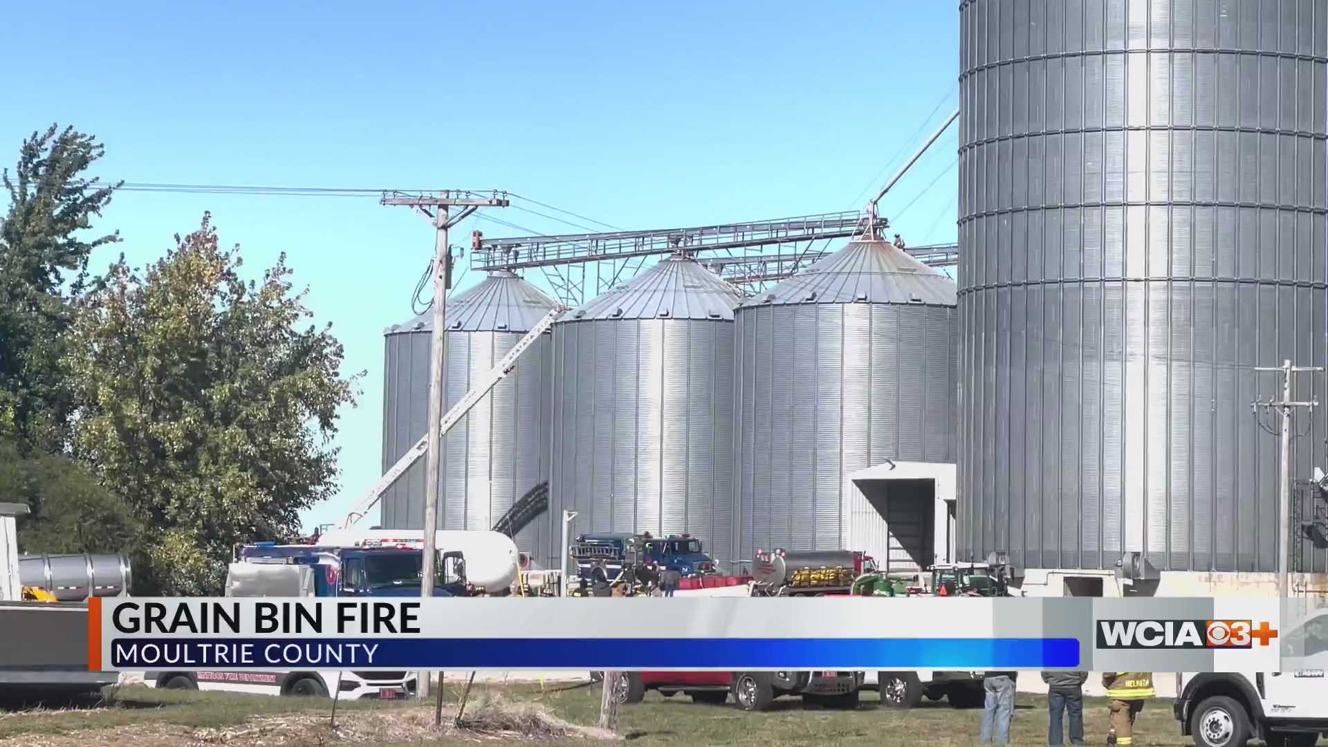Grain bin fire causes estimated $300K+ in damages at Coles Station