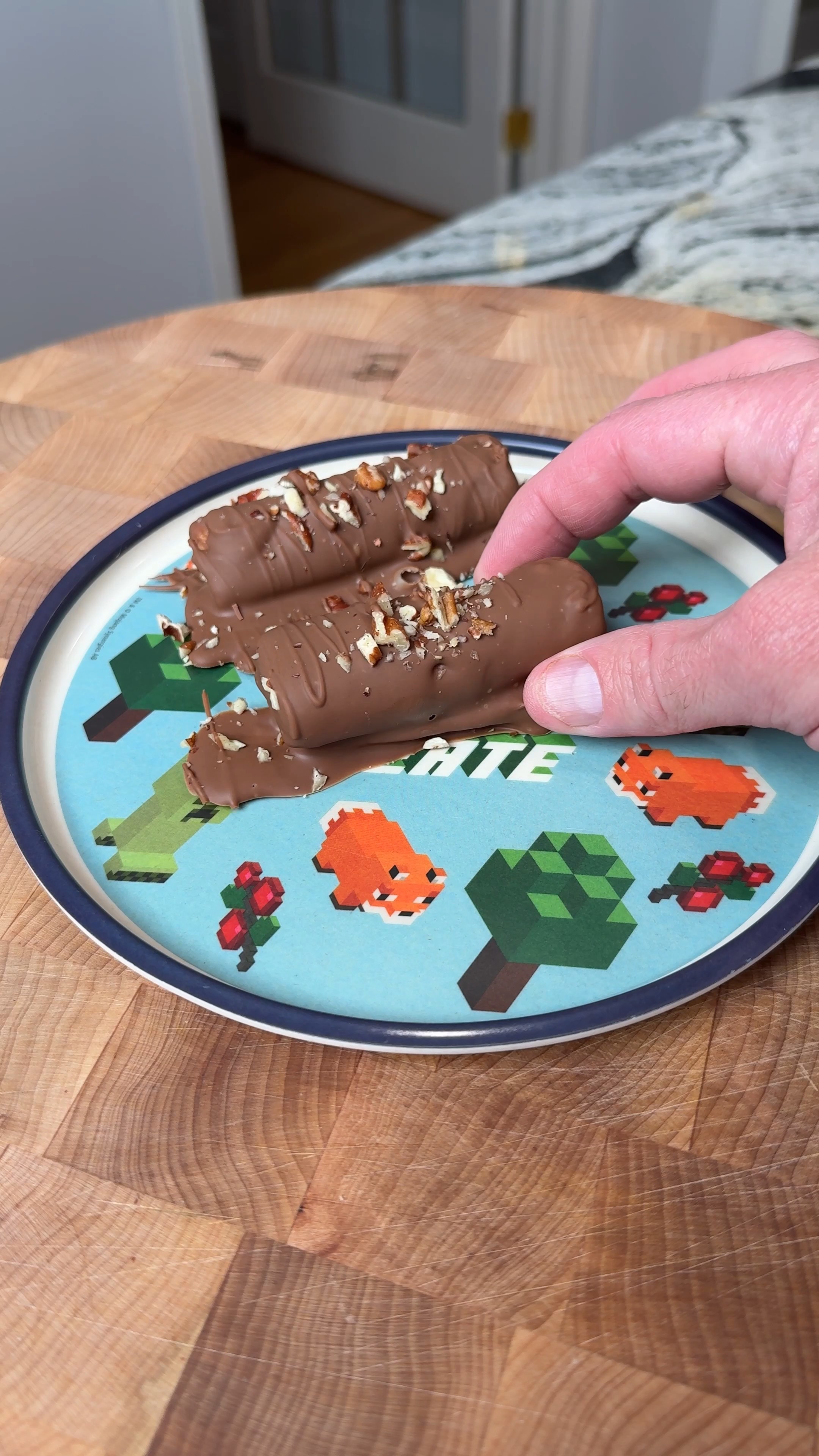 Nutella swiss rolls