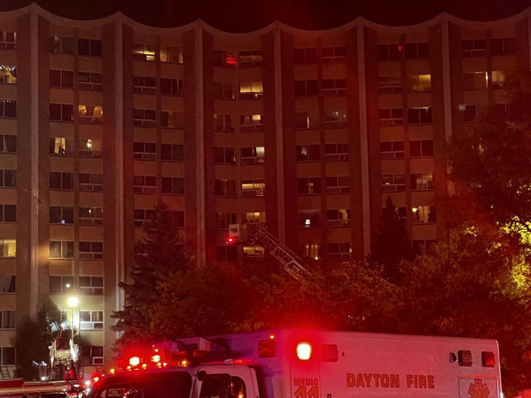 ‘Got real scary;’ Flames force dozens of people out of high-rise ...