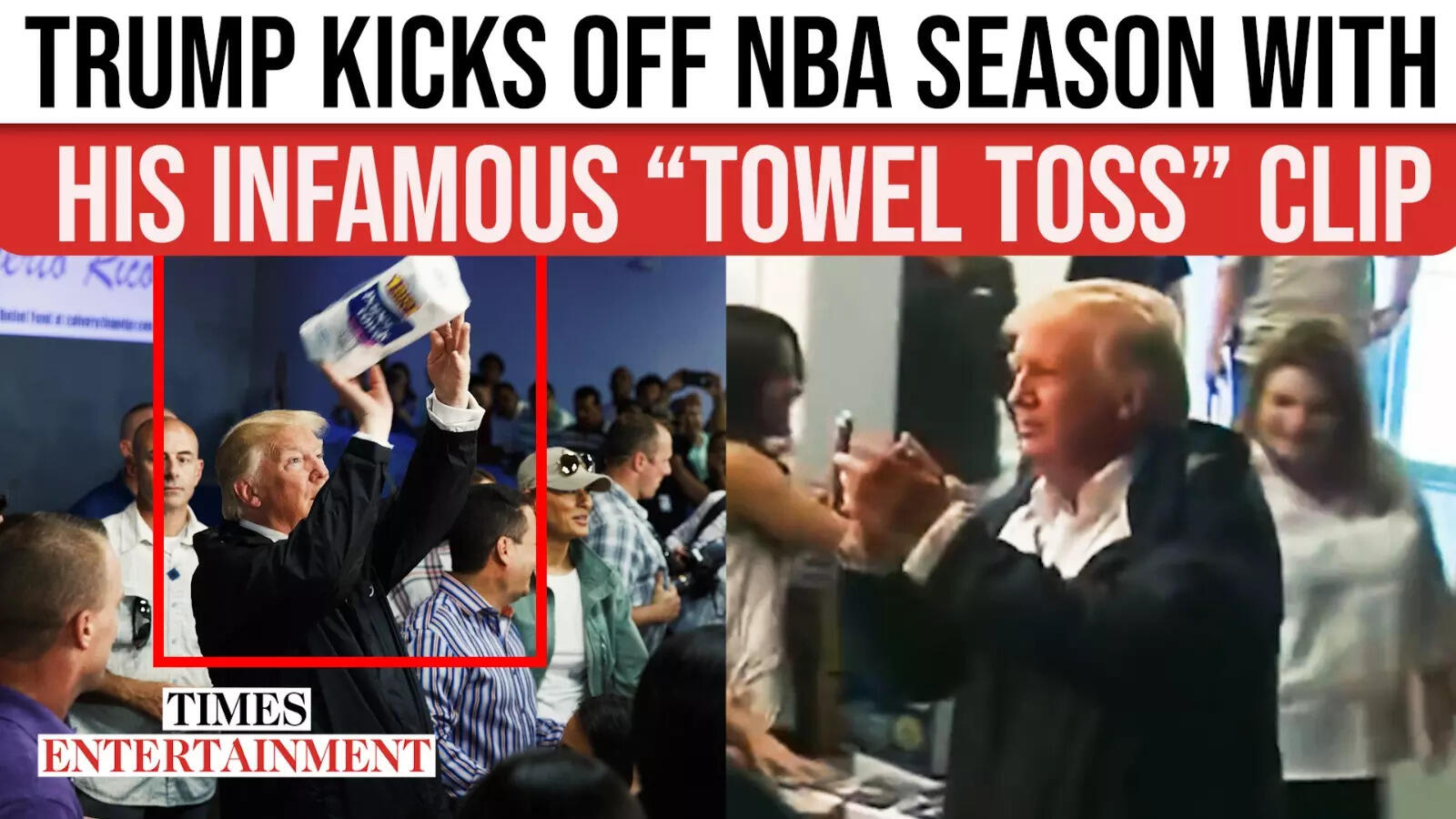 Trump’s Paper-Towel Throw Returns: White House Sparks Outrage With NBA ...