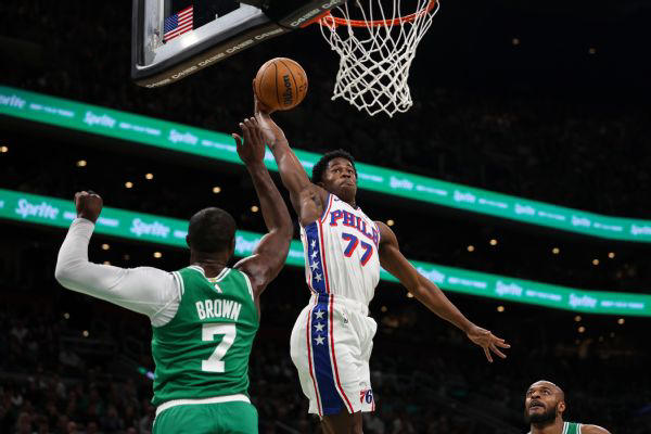 Edgecombe's 34 points most in debut since Wilt as Sixers win