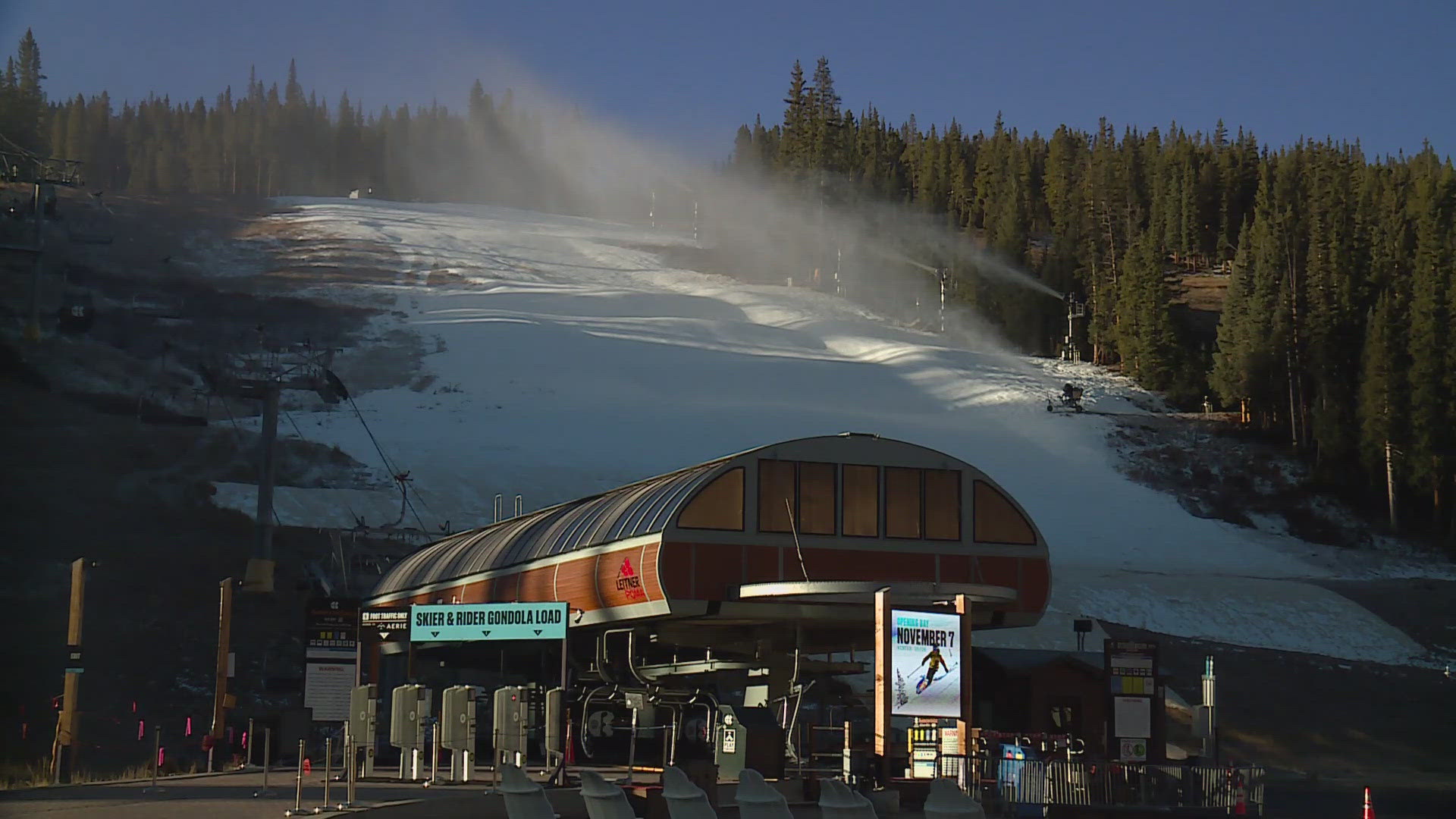 Copper Mountain begins making snow