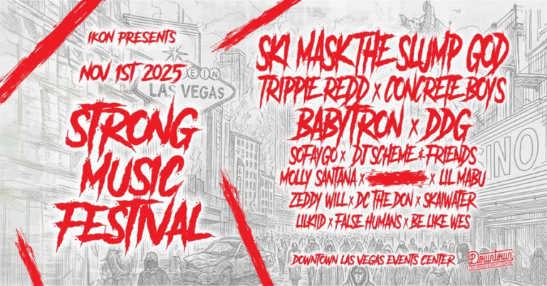 Trippie Redd, Ski Mask The Slump God to headline Strong Music Festival ...