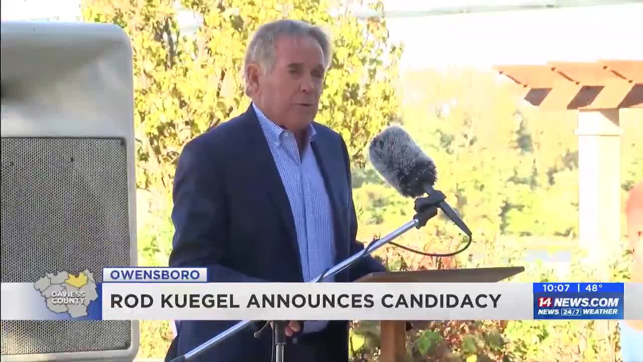 Rod Kuegel announces candidacy for Judge Executive in Daviess County, KY