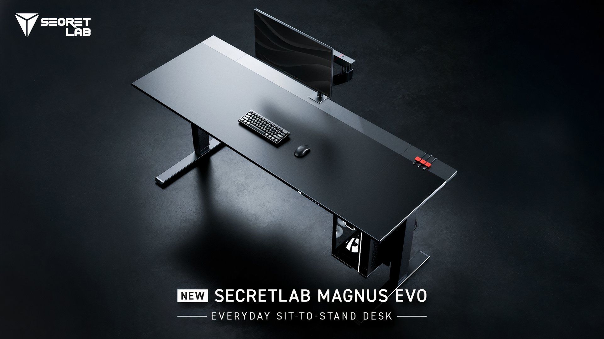 Secretlab Announces New Standing Desk With Cable Tray