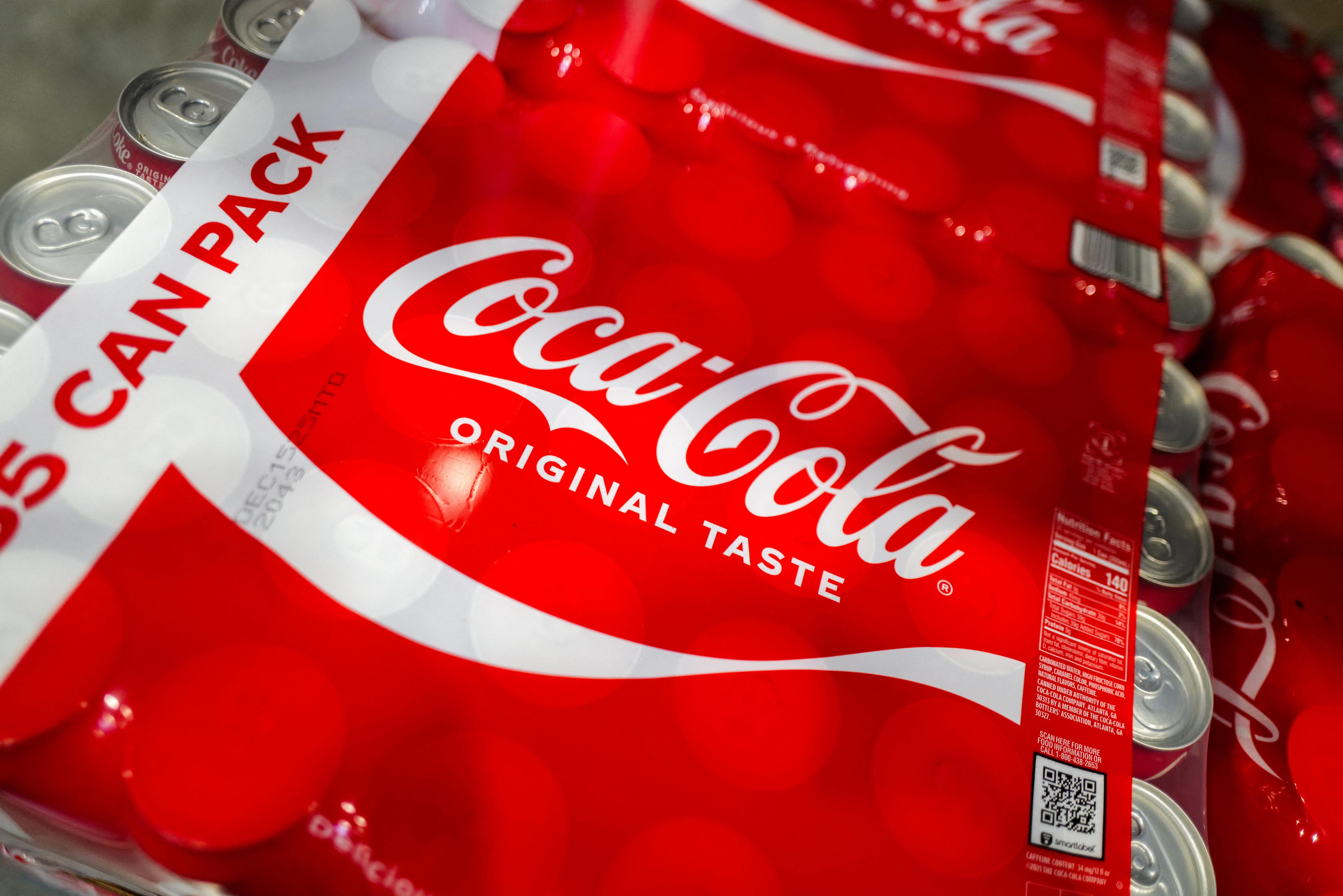 Coca-Cola soccer ball-shaped bottles seen at Walmart before World Cup