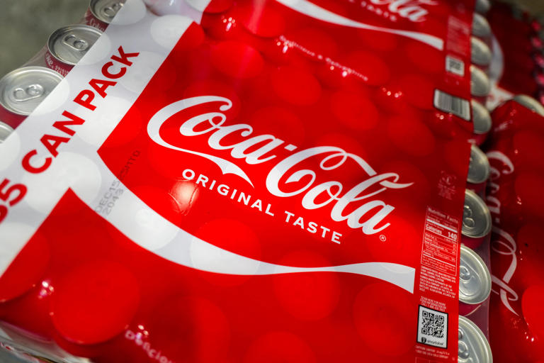 Coca-Cola soccer ball-shaped bottles seen at Walmart before World Cup