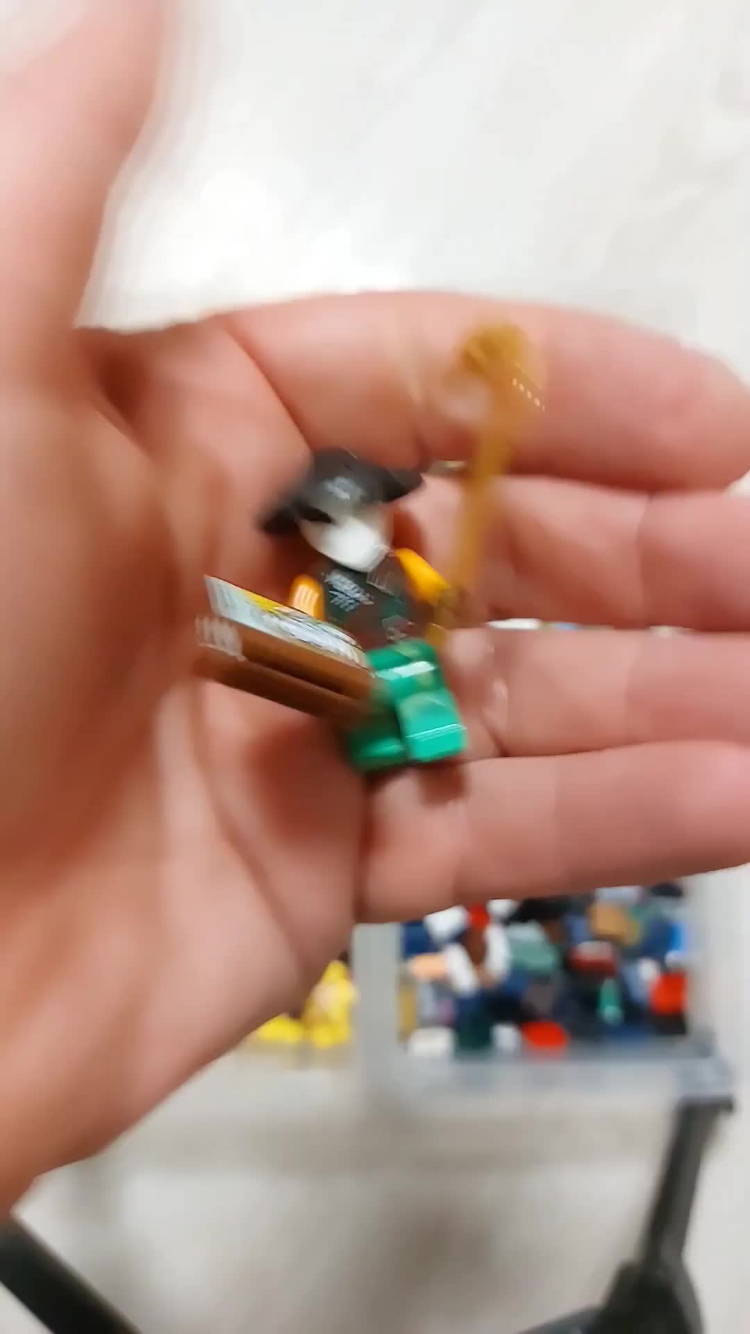 Title: Epic LEGO Minifigure Battle: Clash of the Mini-Titans! #shorts