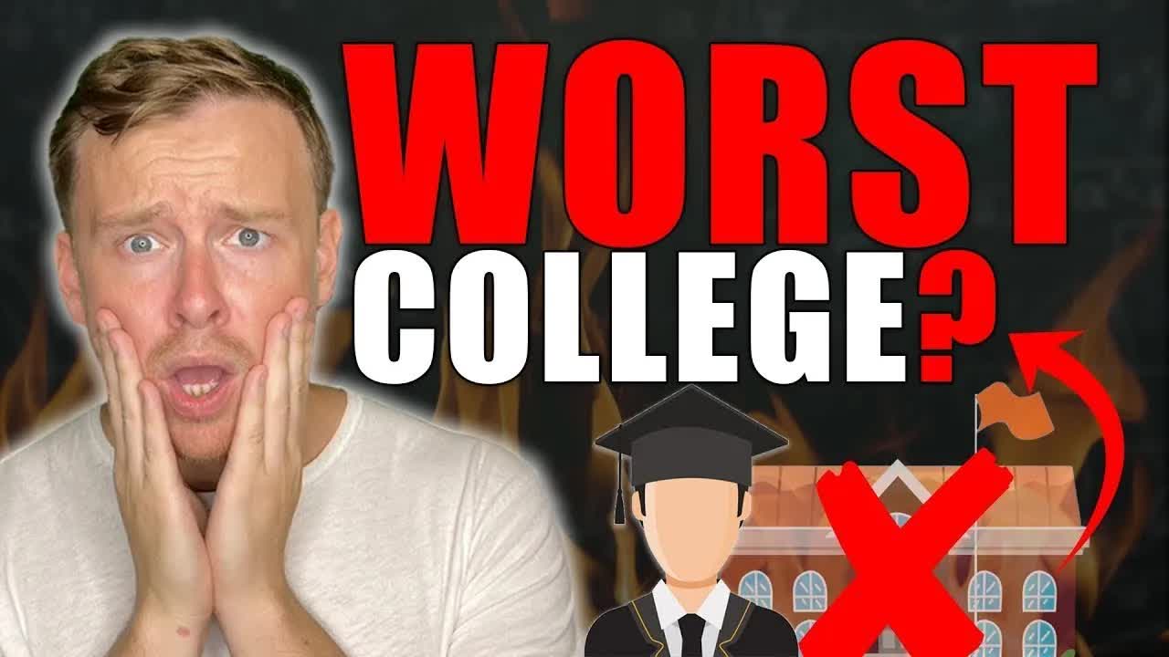 The worst colleges in the world