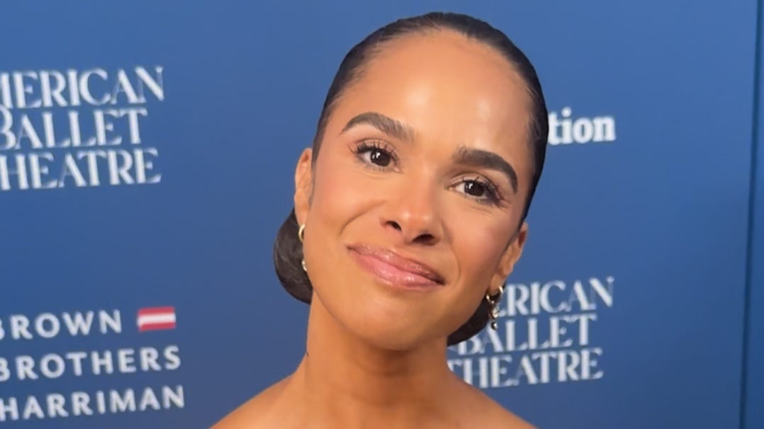 Misty Copeland hugs Oprah before revealing advice she'd give to her ...