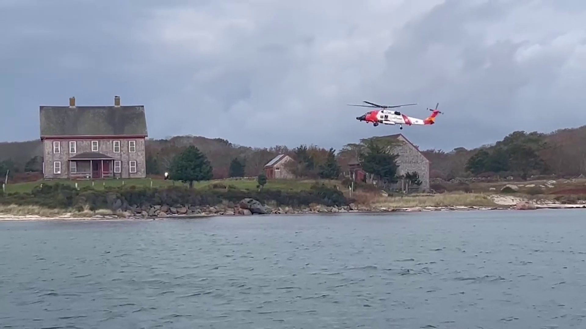 Family who fled burning boat rescued after being stranded on island for ...